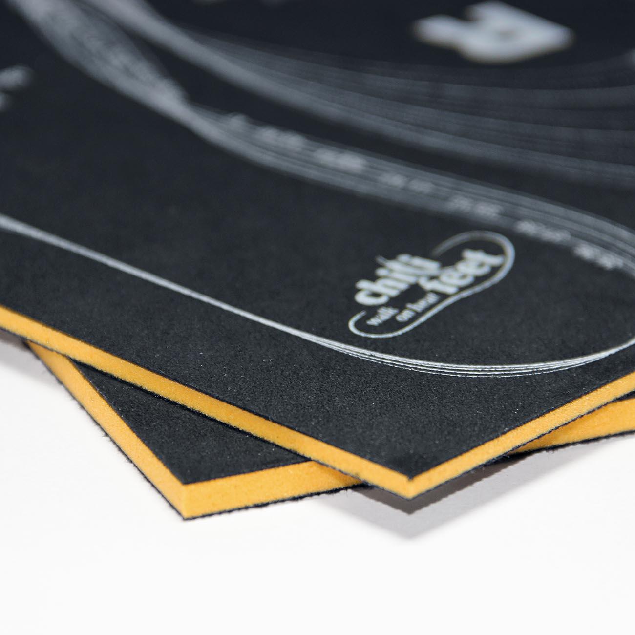 Chili-feet Wärmesohle, Einlegesohle 3 mm, Größe 35 – 47, waschbar bis 30 °C