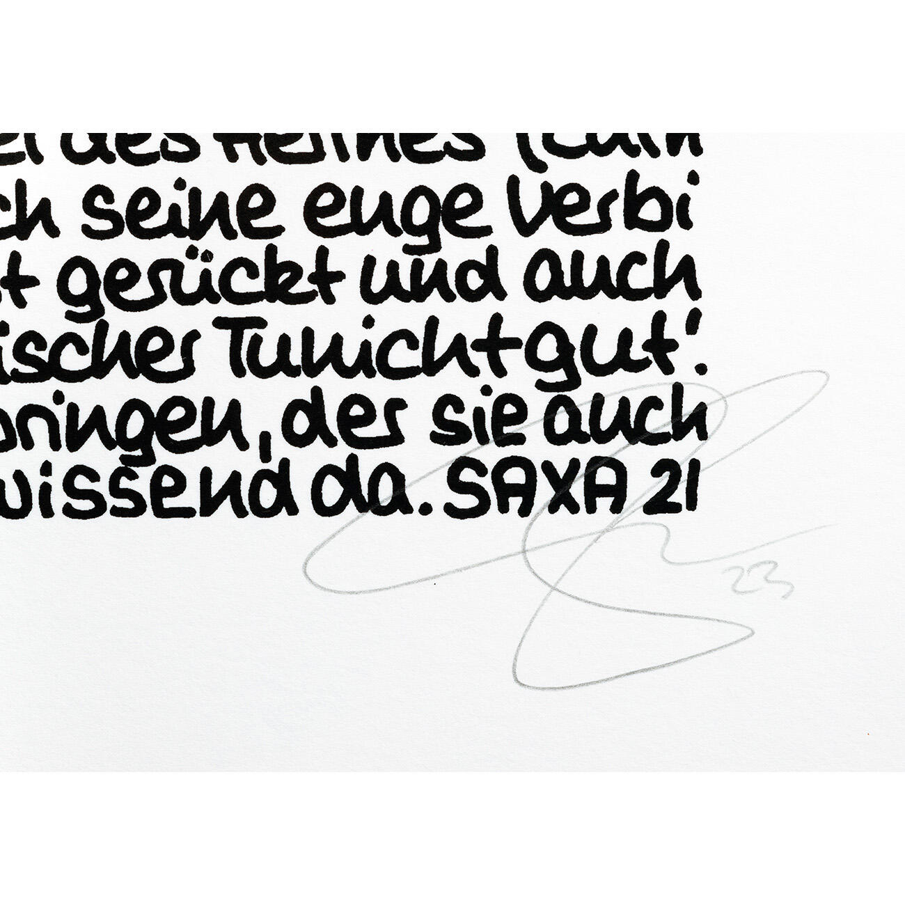 SAXA – Nur Fliegen ist schöner | Kunst online kaufen