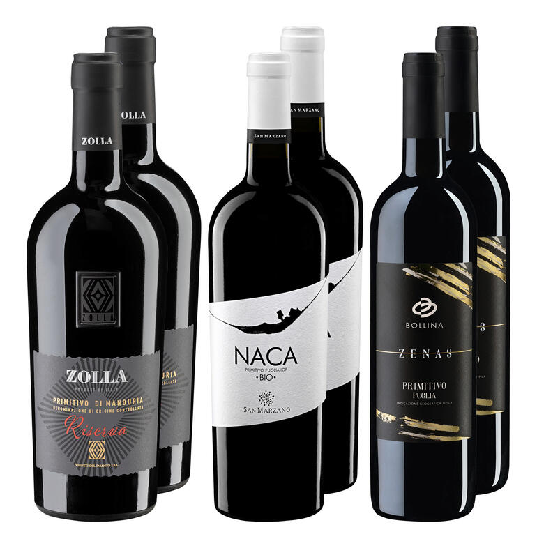 Primitivo-Set | Weine kaufen im Pro-Idee Online-Shop